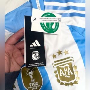 adidas Originals | Other | 2242025 Messi Home Argentina Jersey | Poshmark